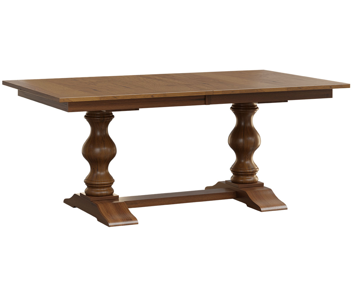 Stanwood Double Pedestal Table - dutchboyfurniture.net