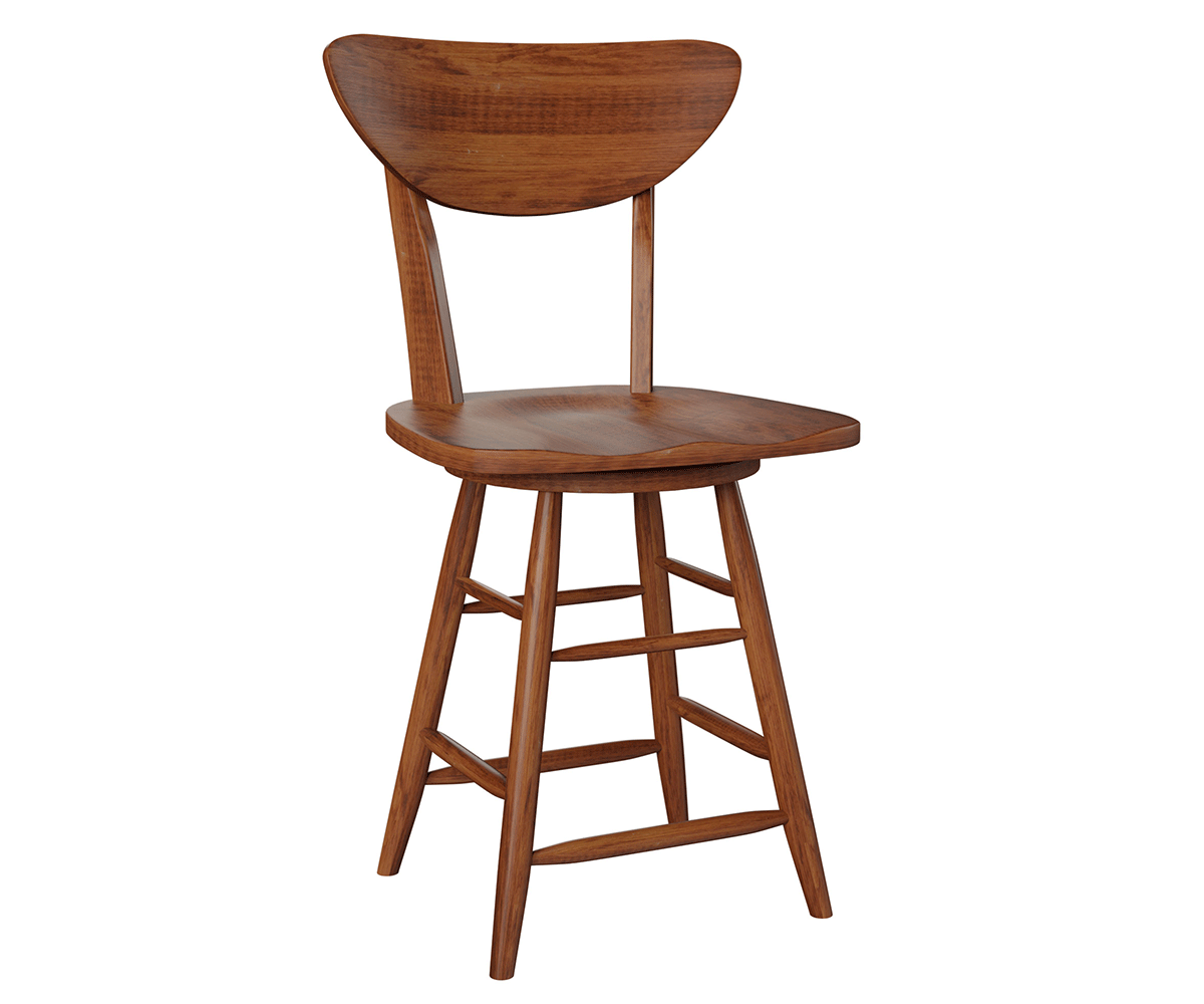 Arcola 24" Swivel Bar Stool - dutchboyfurniture.net