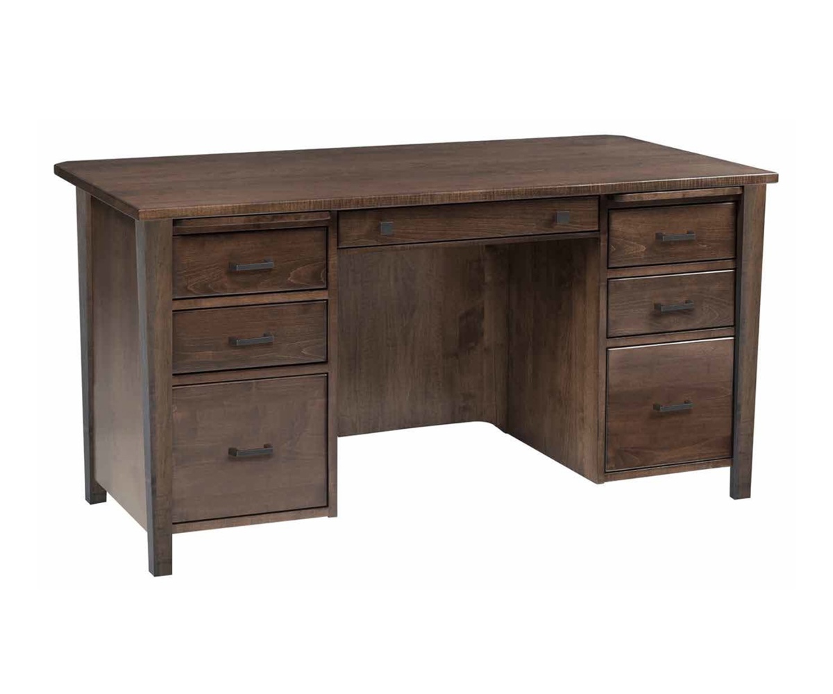 Woodland Shaker Executive Desk - dutchboyfurniture.net